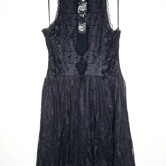 NAF NAF | Dresses | Naf Naf Paris Dark Croquette Girl In Lace Dark ...